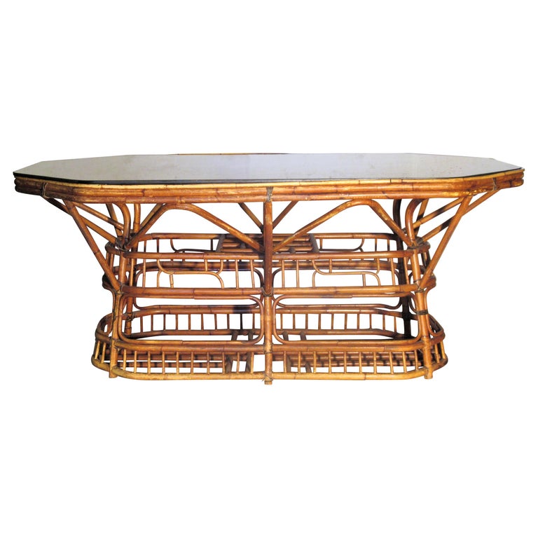 Ash Wood Bamboo Dining Table at 1stDibs | bamboo dining tables for sale