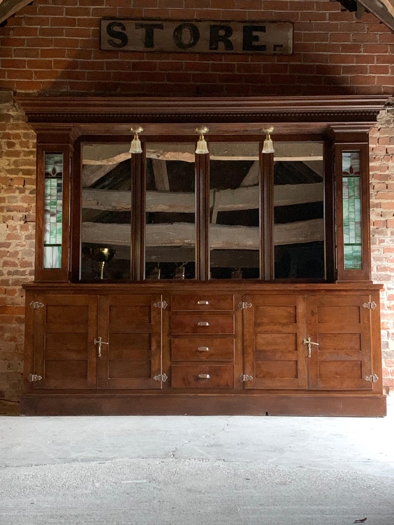 Mid-20th Century American Mirror Back Bar Monumental Large USA, circa ...