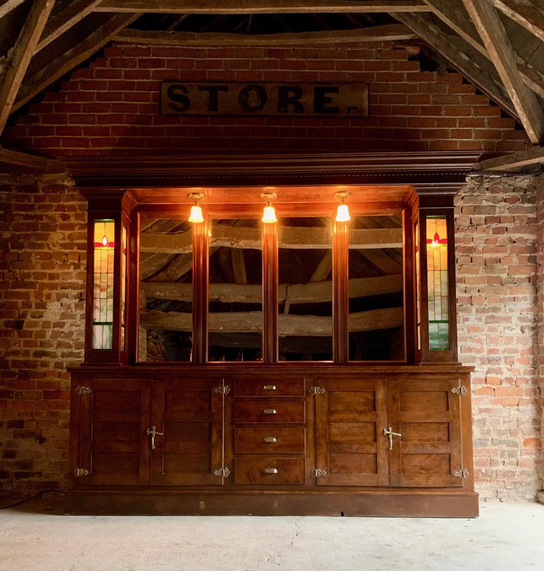 Mid-20th Century American Mirror Back Bar Monumental Large USA, circa ...