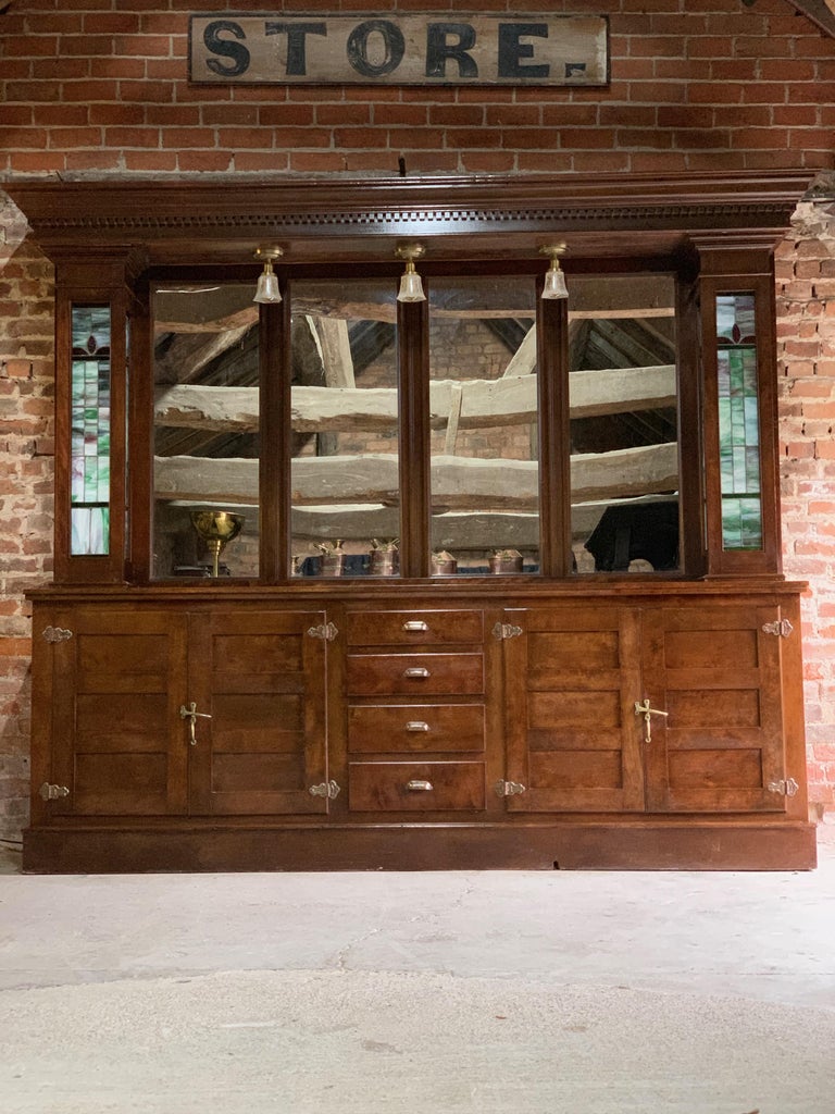 Mid-20th Century American Mirror Back Bar Monumental Large USA, circa ...