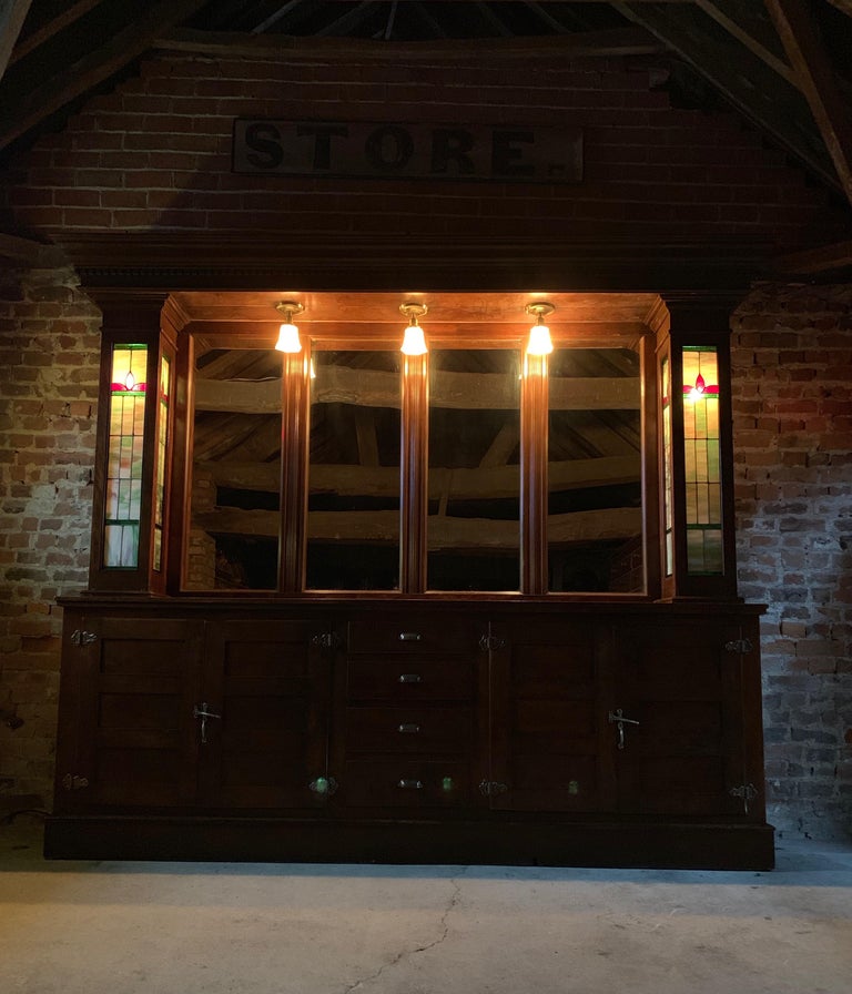 Mid-20th Century American Mirror Back Bar Monumental Large USA, circa ...