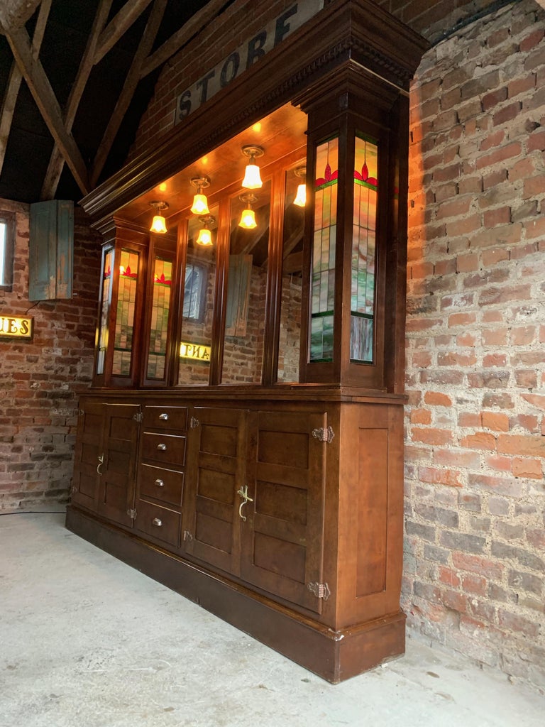 Mid-20th Century American Mirror Back Bar Monumental Large USA, circa ...