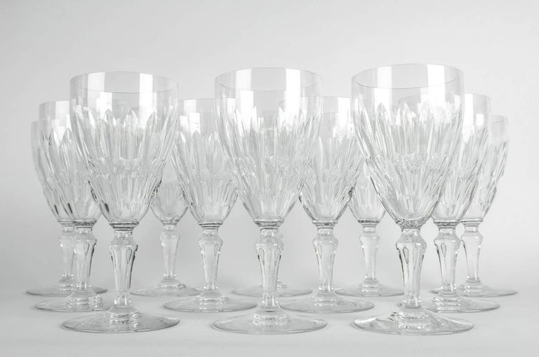 Mid-20th Century Baccarat Crystal Glassware Set For Sale at 1stDibs