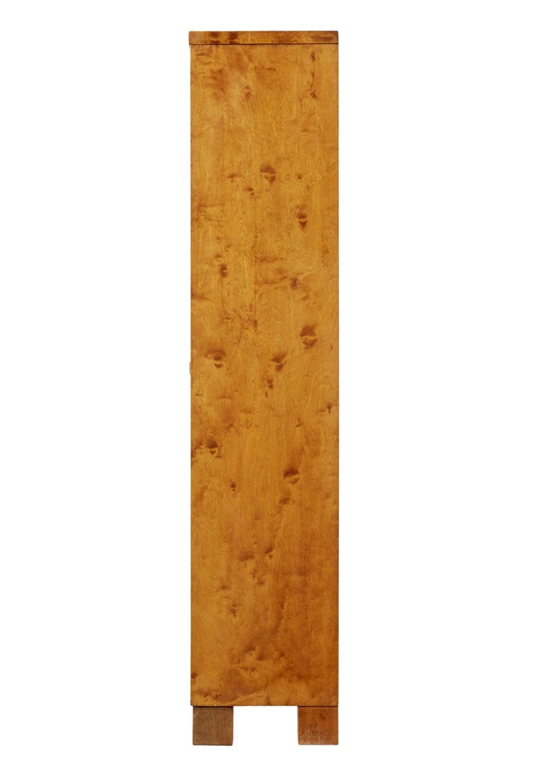 Mid 20th Century Birch Tall Open Bookcase at 1stDibs