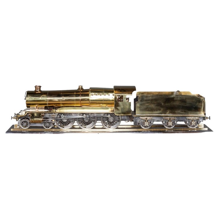 Mid-20th Century Brass and Aluminium GWR Train Model By John Sargent, c ...