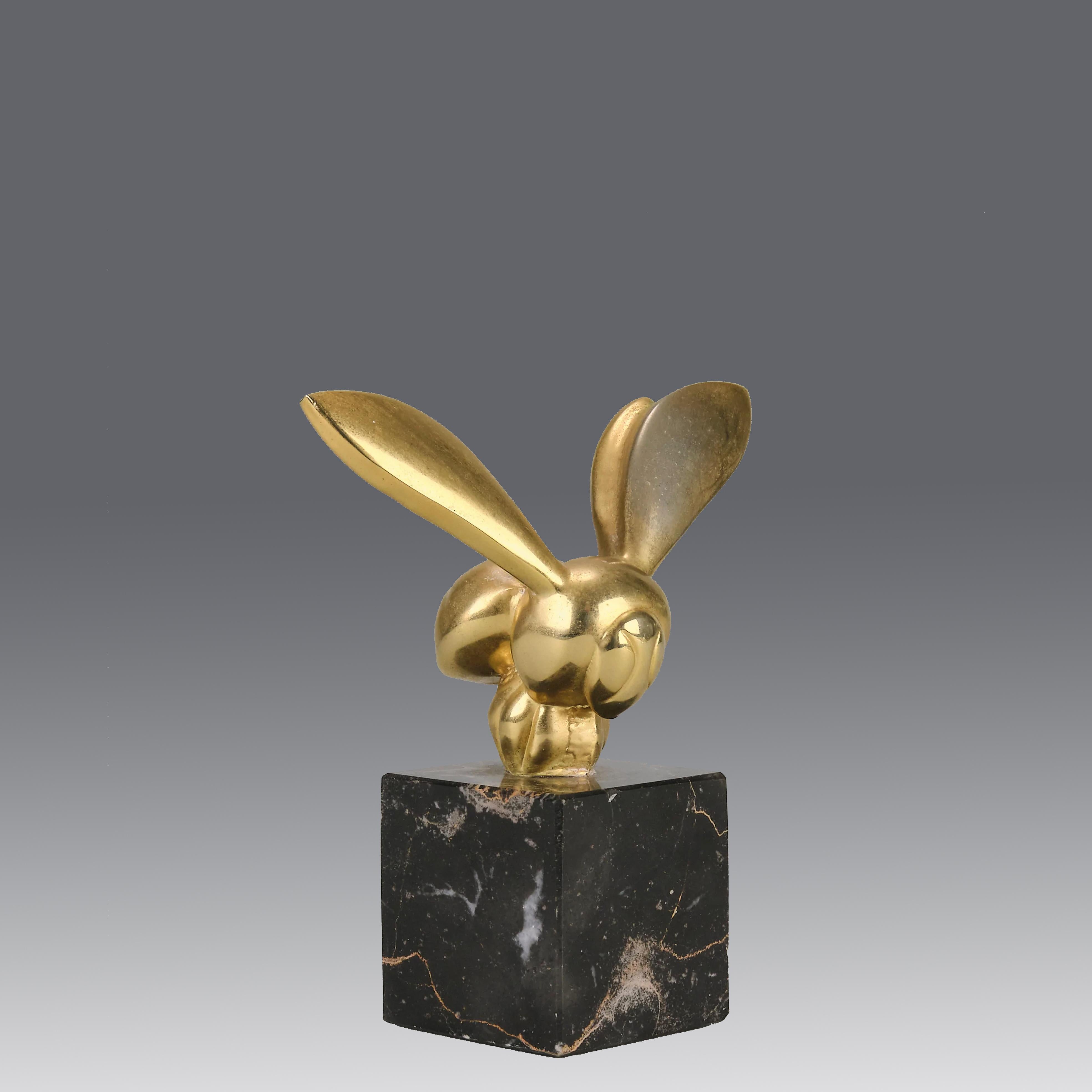 Mid 20th Century Bronze Study entitled "Bumble Bee Car Mascot" by G ...