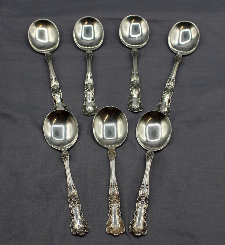 Mid-20th Century Buttercup Pattern Gorham Sterling Flatware Set For ...