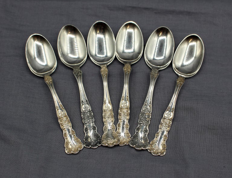 Mid-20th Century Buttercup Pattern Gorham Sterling Flatware Set For ...