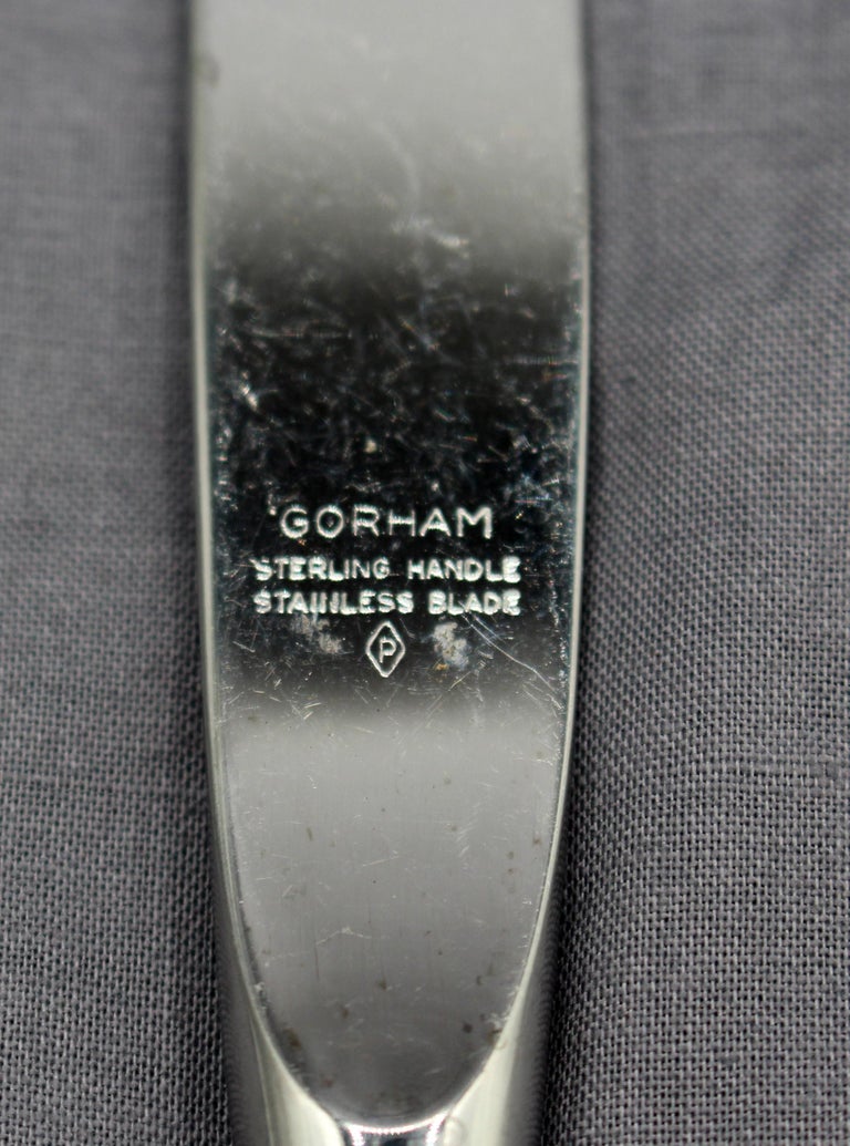 Mid-20th Century Buttercup Pattern Gorham Sterling Flatware Set For ...