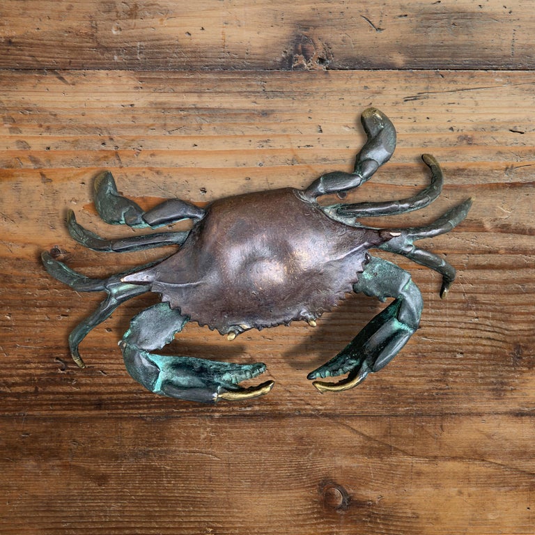 Mid-20th Century Cast Bronze Crab at 1stDibs