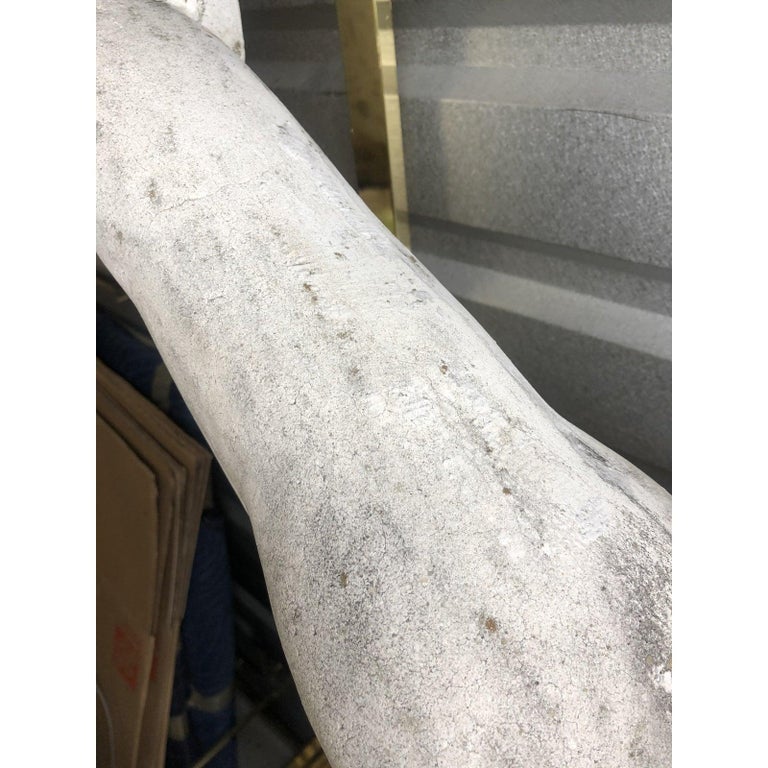 Mid 20th Century Concrete Discus Thrower Statue For Sale at 1stDibs