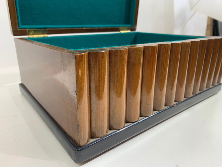 Mid-20th Century Decorative Wooden Box For Sale at 1stDibs