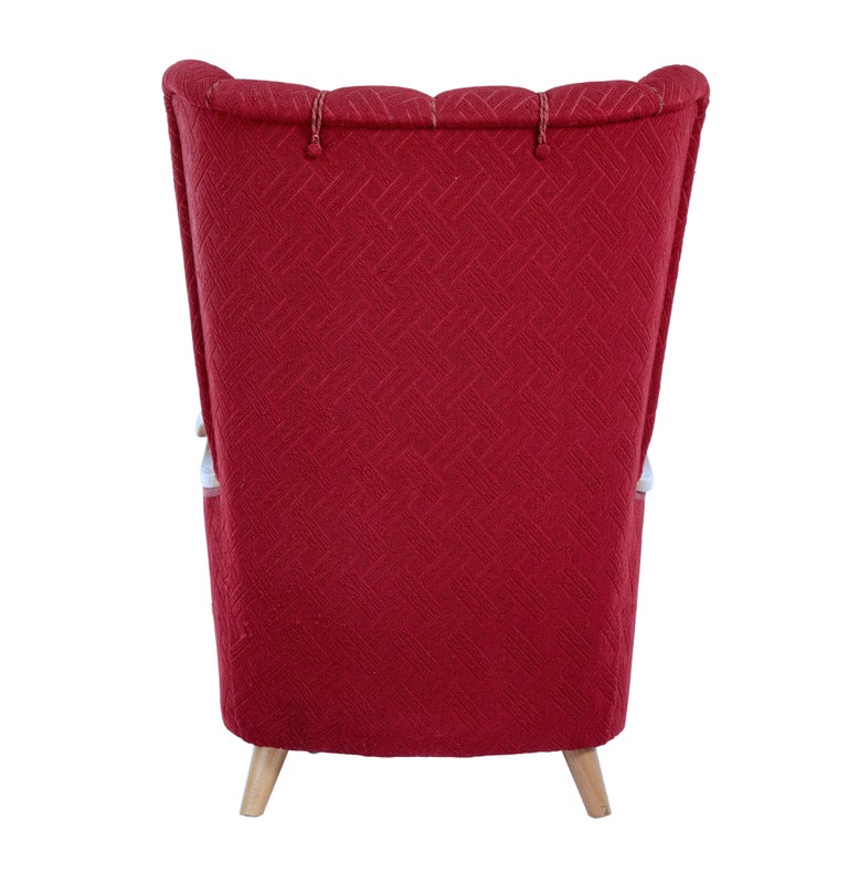 Mid-20th century elm shell back armchair For Sale at 1stDibs