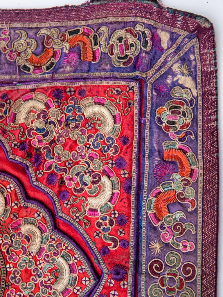 Mid-20th Century Embroidered Baby Carrier, Dong People of Guizhou ...