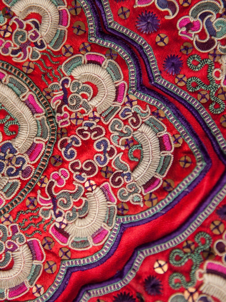 Mid-20th Century Embroidered Baby Carrier, Dong People of Guizhou ...