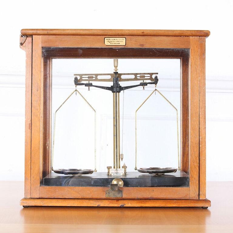 Mid 20th Century English Chemical Balance Scale For Sale at 1stDibs