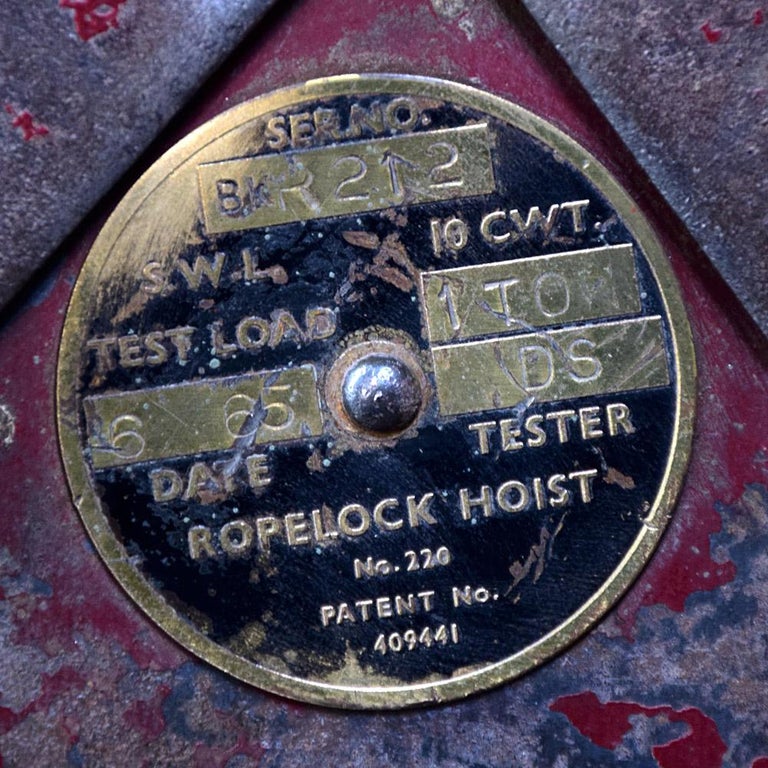 Mid-20th Century English Rope lock Hoist Rhino Sculpture For Sale at ...