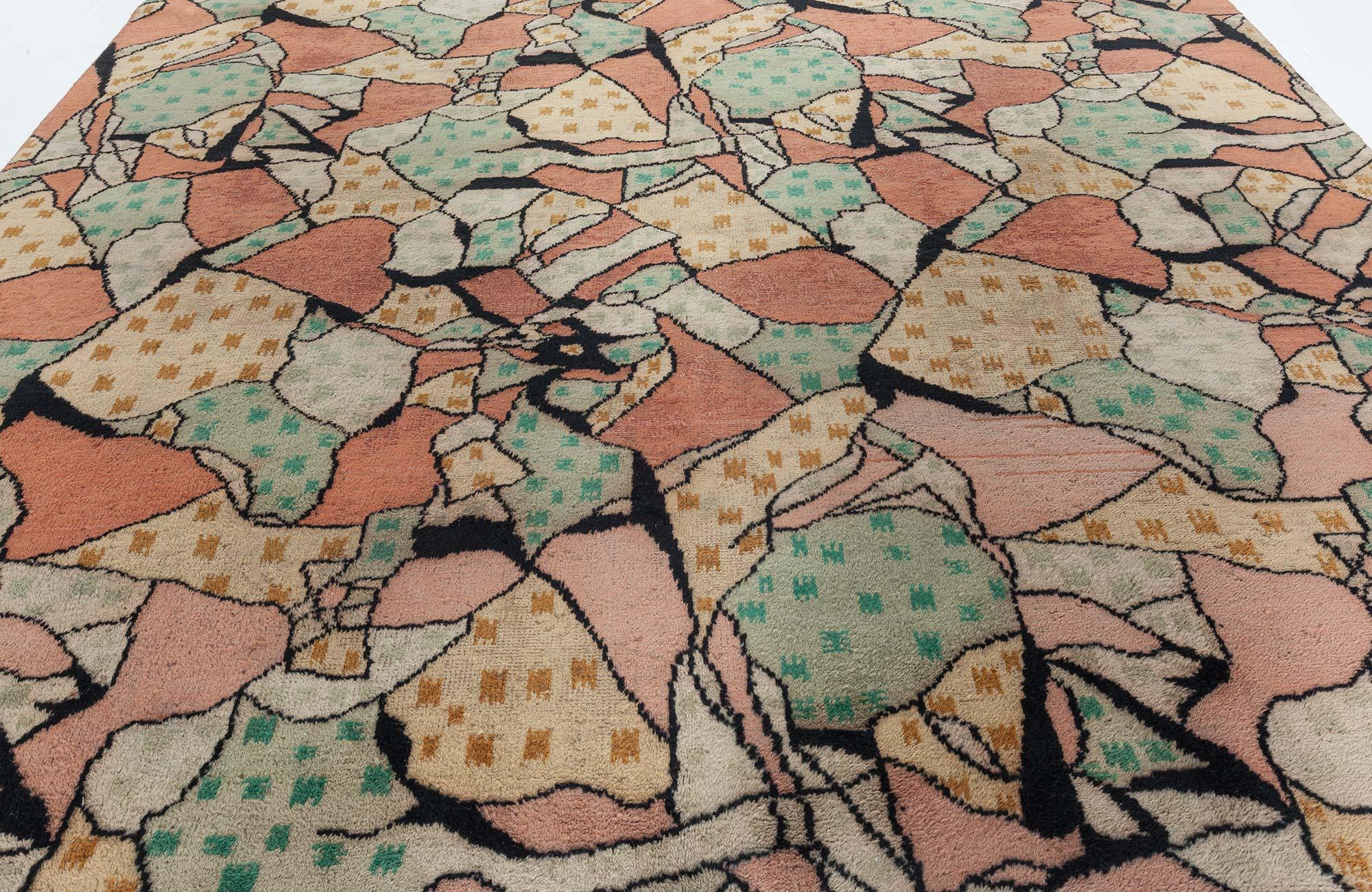 Mid-20th Century European Modernist Rug For Sale at 1stDibs