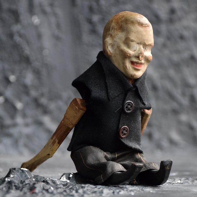 Mid-20th Century Folk Art English Acrobat Toy For Sale at 1stDibs