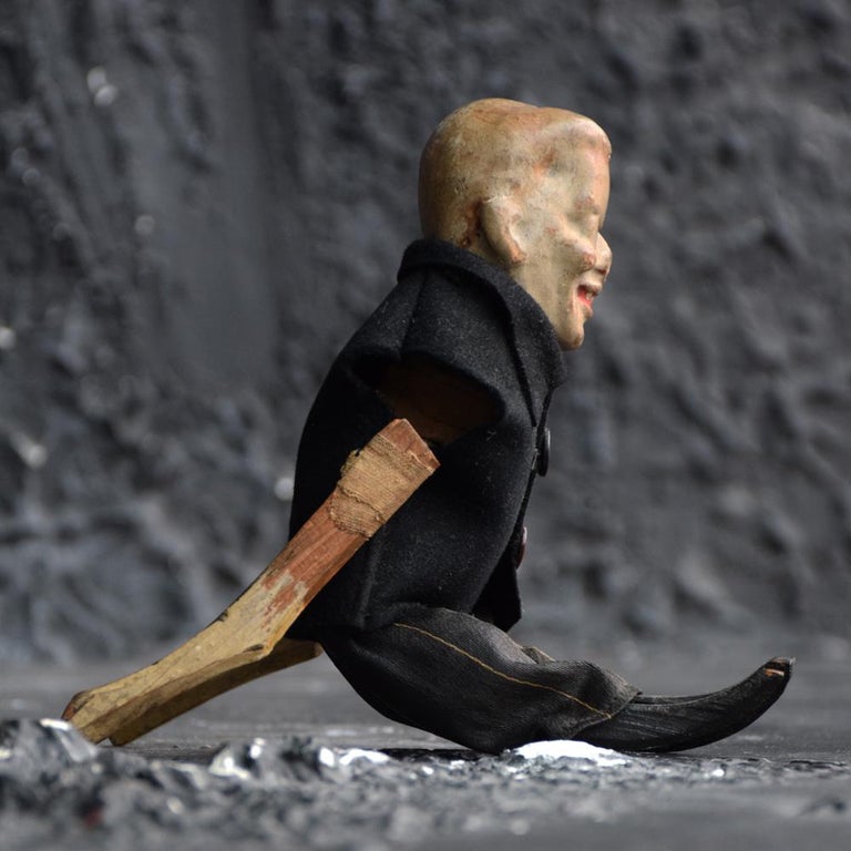 Mid-20th Century Folk Art English Acrobat Toy For Sale at 1stDibs