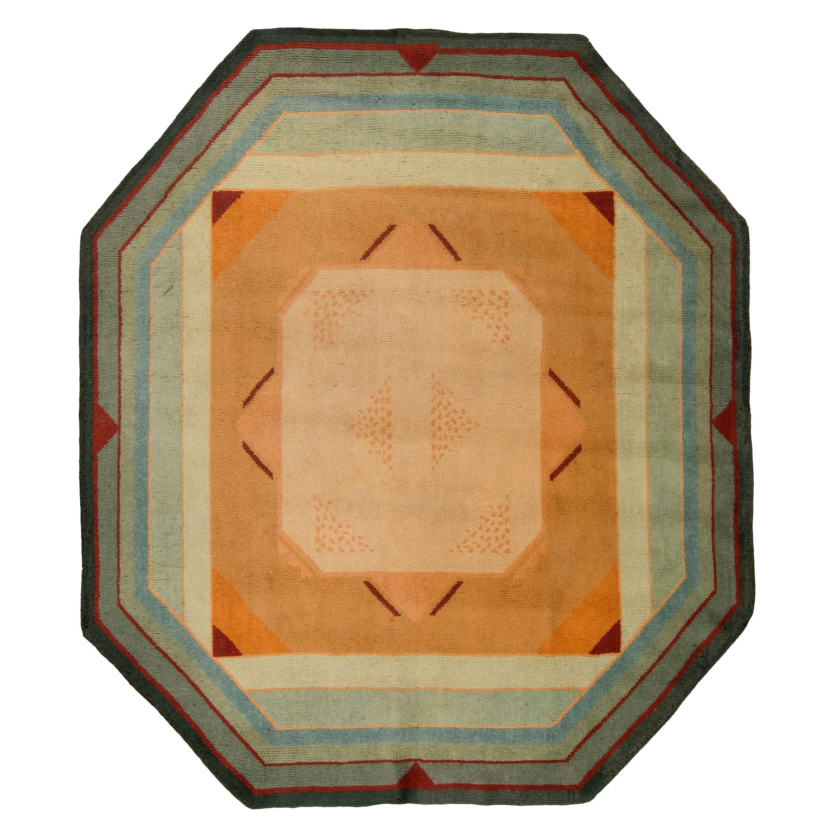Vintage French Art Deco Carpet at 1stDibs