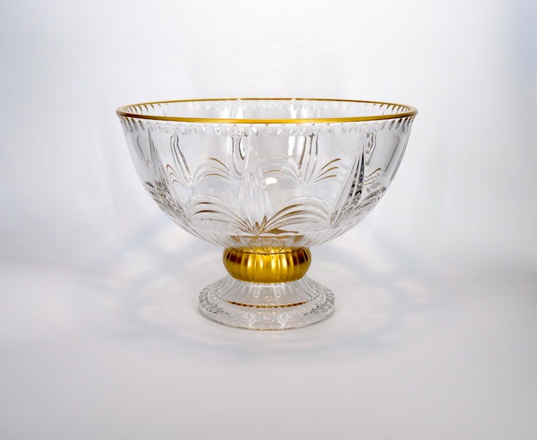 Mid-20th Century French Cut Crystal / Gilt Cold Liquor Cave For Sale at ...