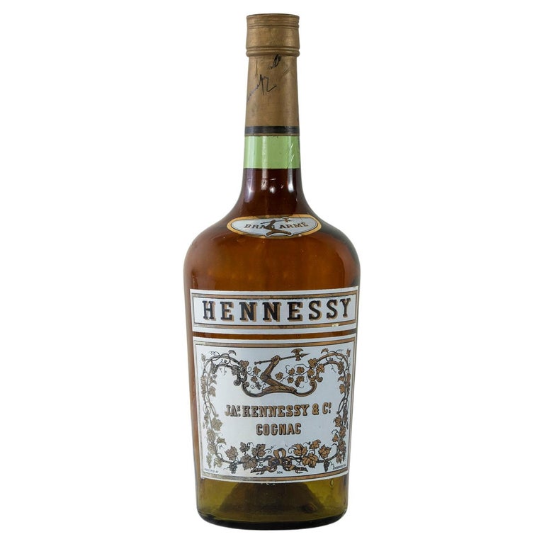Mid-20th Century, French, Hand Painted Hennessy Cognac Bottle Factice ...