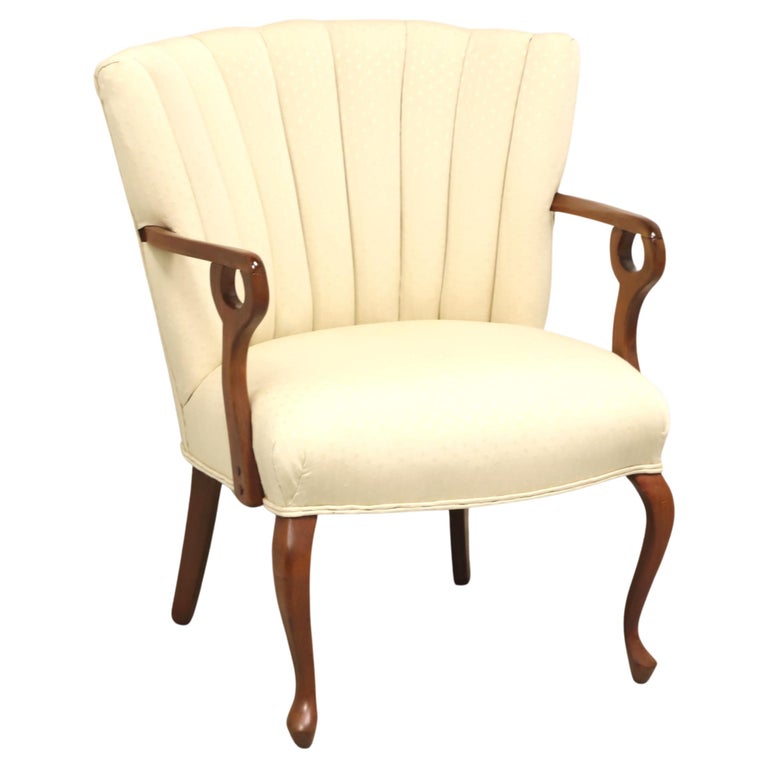 Mid 20th Century French Provincial Style Channel Back Accent Chair For ...