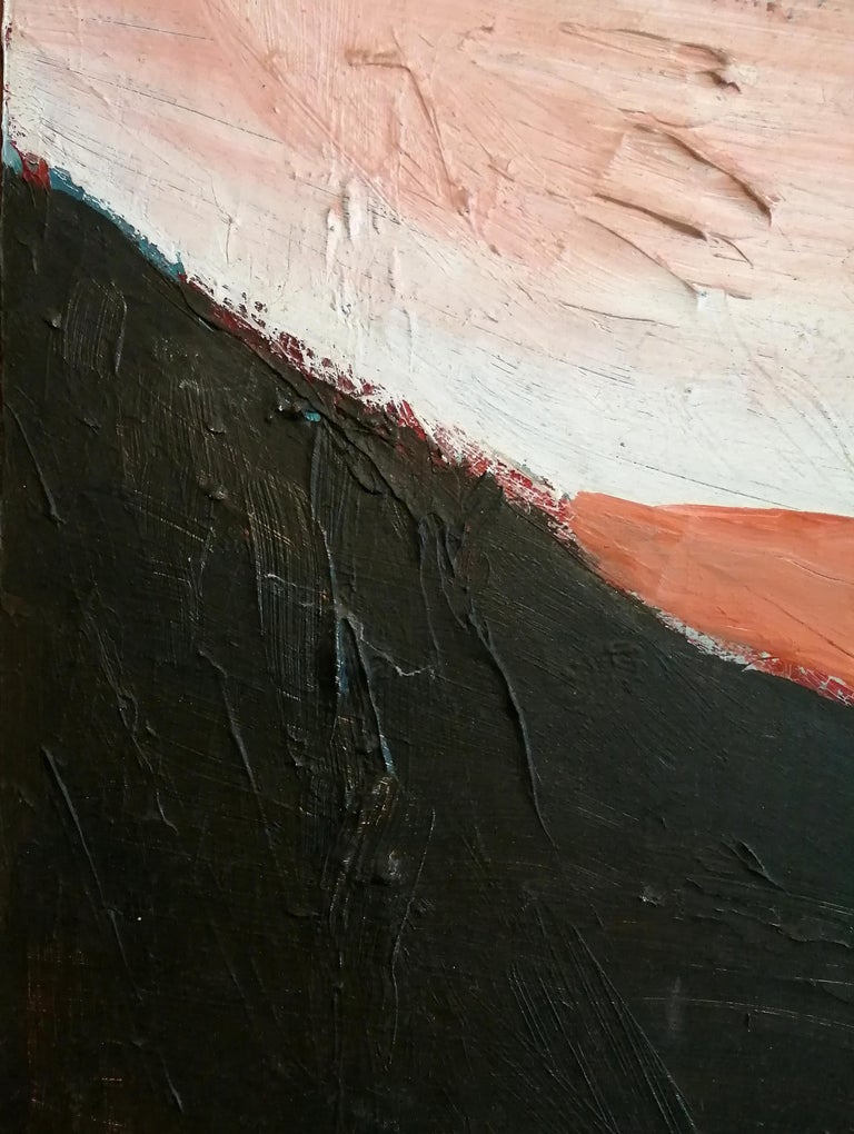 Mid 20th Century French School - Desert Landscape - Abstract French Mid ...