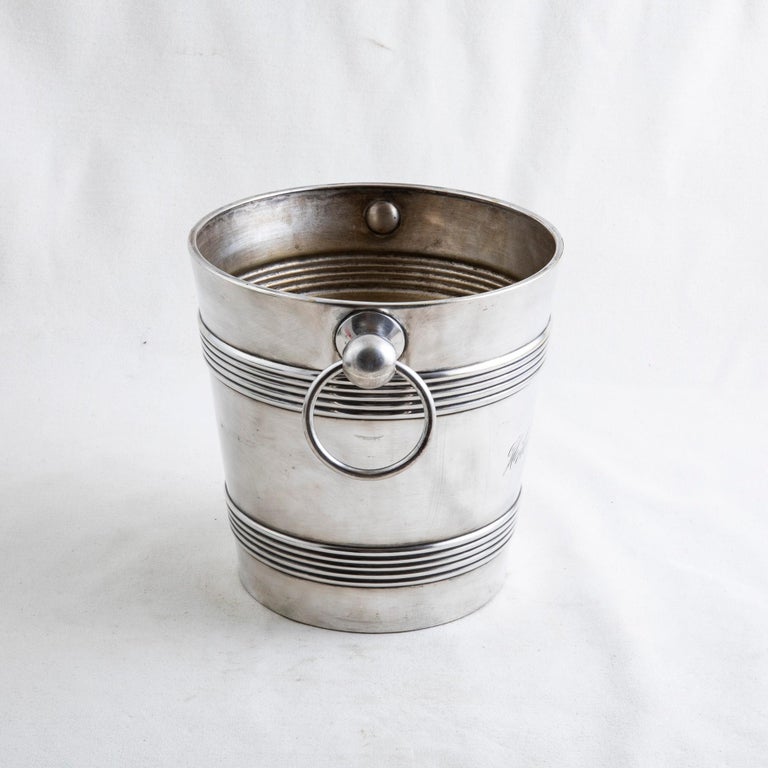 Mid-20th Century French Silver Plate Champagne Bucket at 1stDibs
