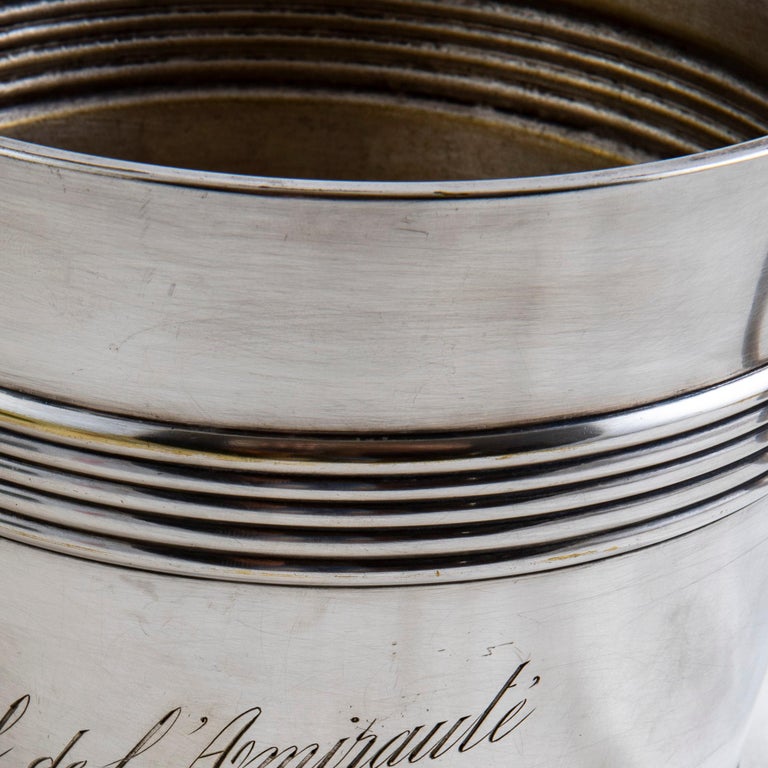 Mid-20th Century French Silver Plate Champagne Bucket at 1stDibs