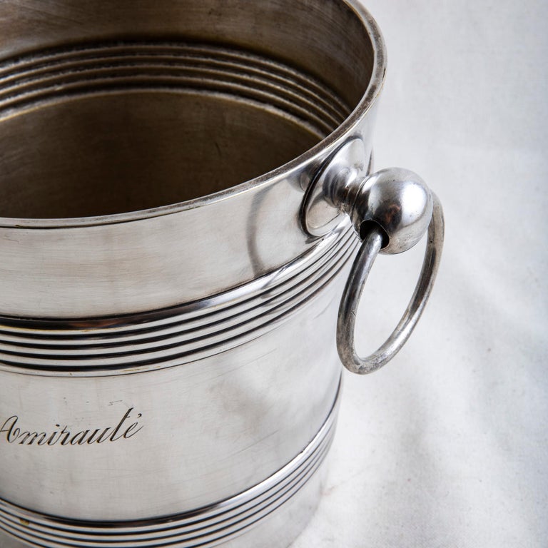 Mid-20th Century French Silver Plate Champagne Bucket at 1stDibs