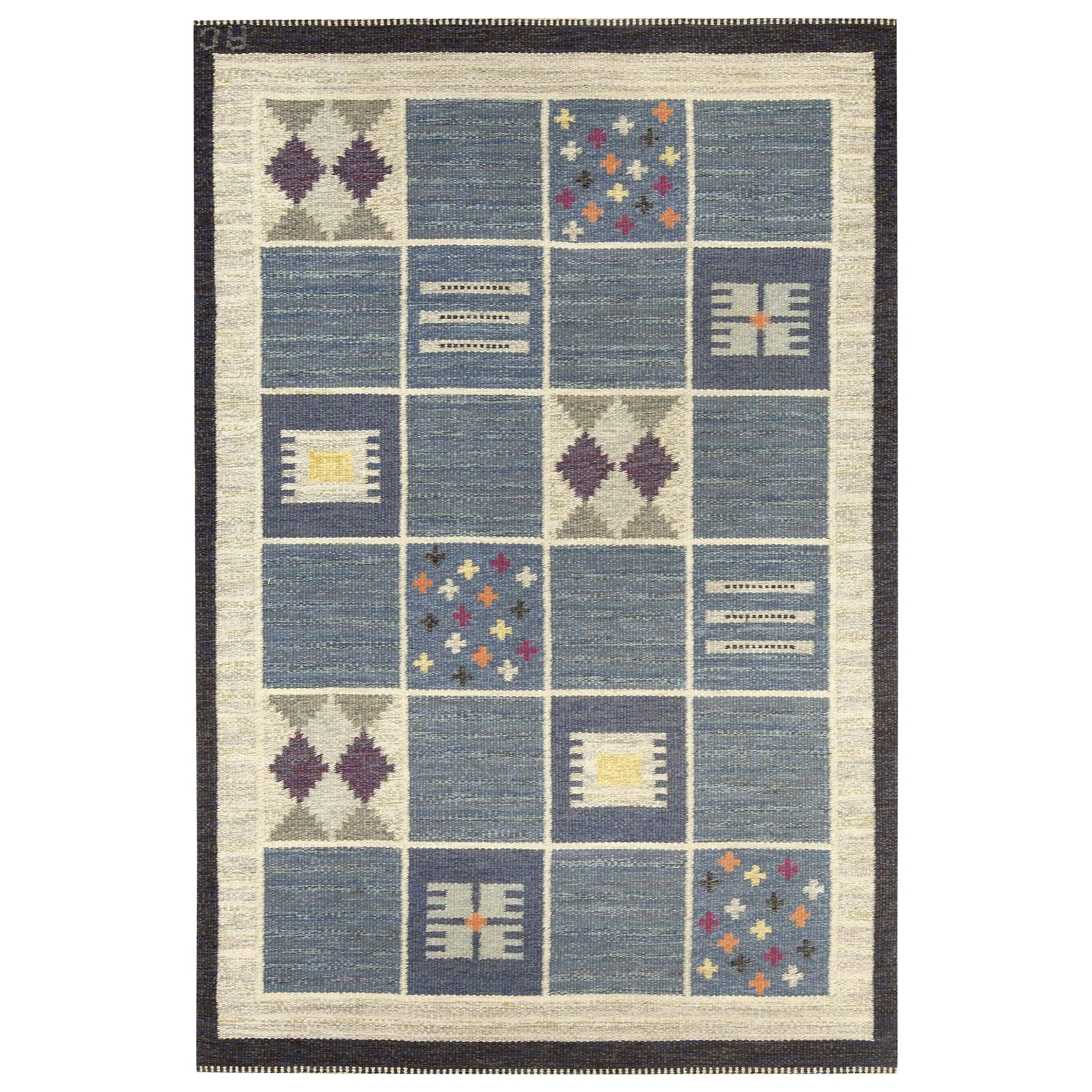 Rug Designed by Rakel Callander, Sweden, 1950s at 1stDibs