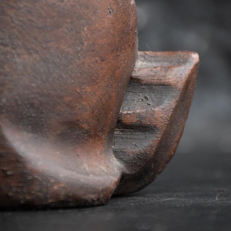 Mid-20th Century German Carved Wooden Life-Size Rabbit Figure at 1stDibs