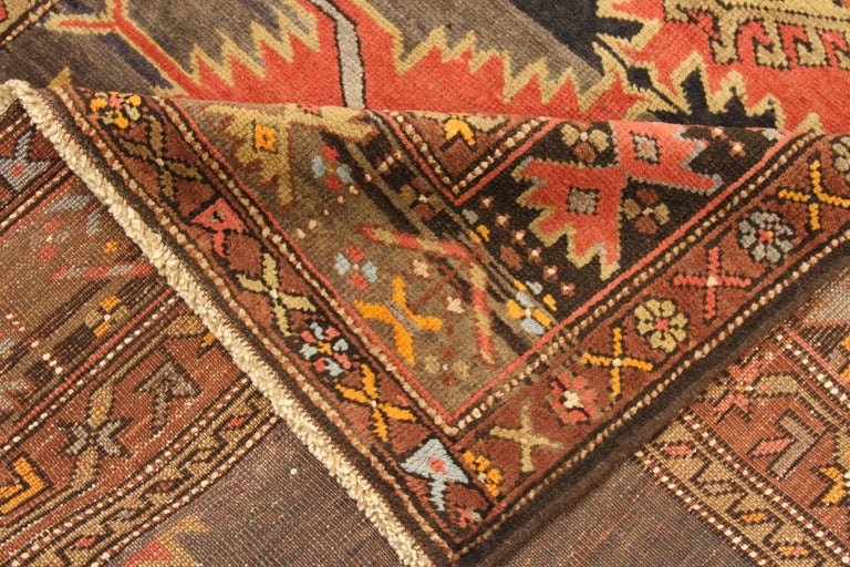 Mid-20th Century Hand-Woven Russian Tribal Rug Kazak Design For Sale at ...