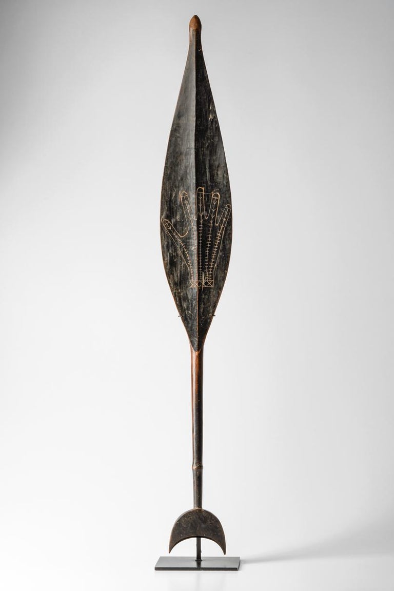 Mid-20th Century Hardwood Ceremonial Paddle, Mentawai Islands, Sumatra ...