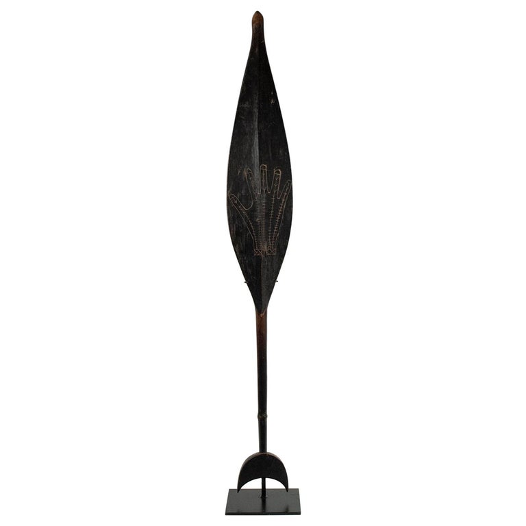 Mid-20th Century Hardwood Ceremonial Paddle, Mentawai Islands, Sumatra ...