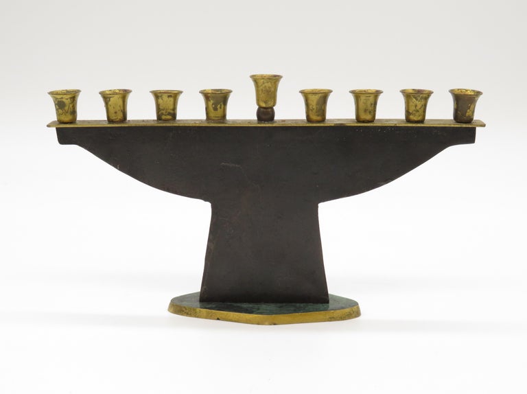 Mid-20th Century Israeli Hanukkah Lamp Menorah by Dayagi For Sale at ...