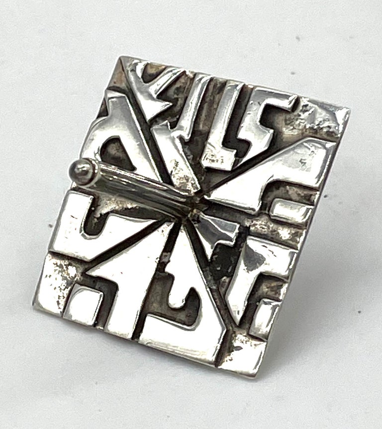 Mid-20th Century Israeli Silver Hanukkah Dreidel For Sale at 1stDibs