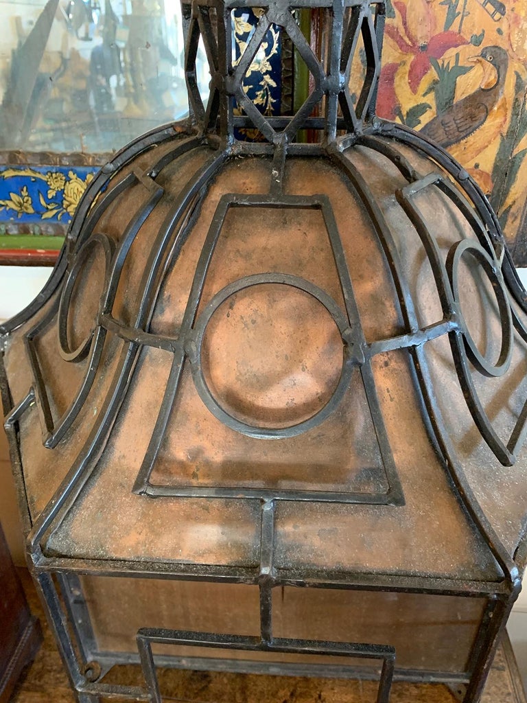 Mid-20th Century Italian Large Iron and Copper Wall Bracket For Sale at ...