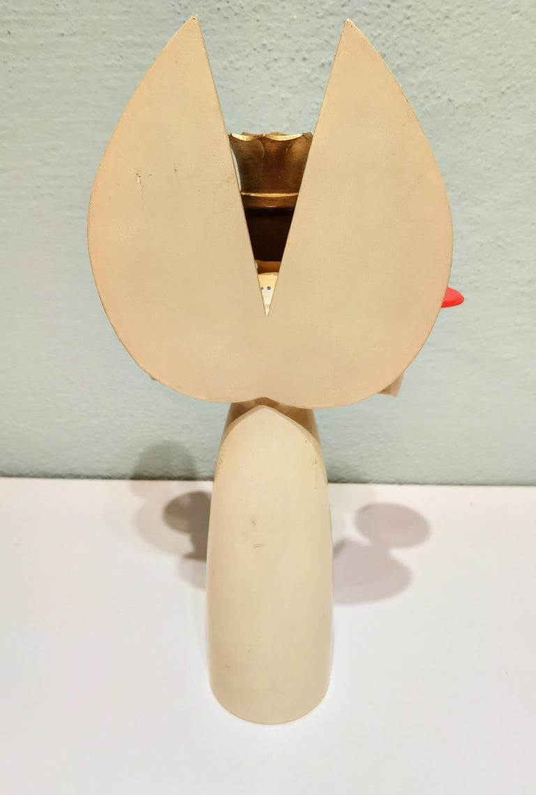 Mid-20th Century Large Vintage German Christmas Angel Sculpture For ...