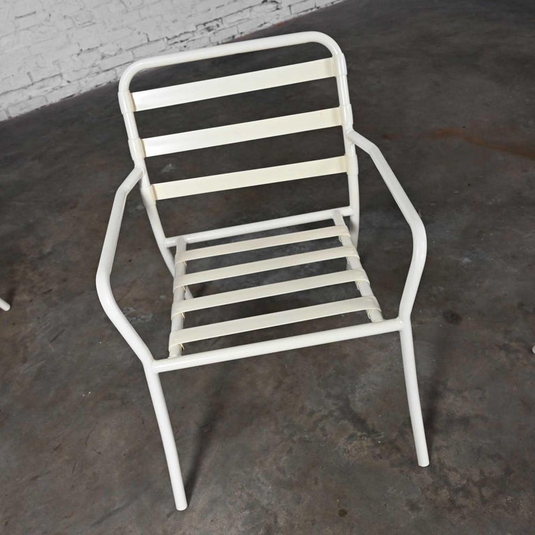 Mid-20th Century MCM Tropitone Outdoor Chairs with Vinyl Straps and ...