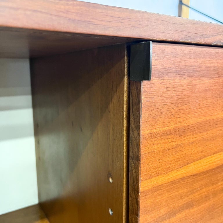 1960s Modern Scandinavian Two Bay Wall Unit System Record Cabinet Style ...