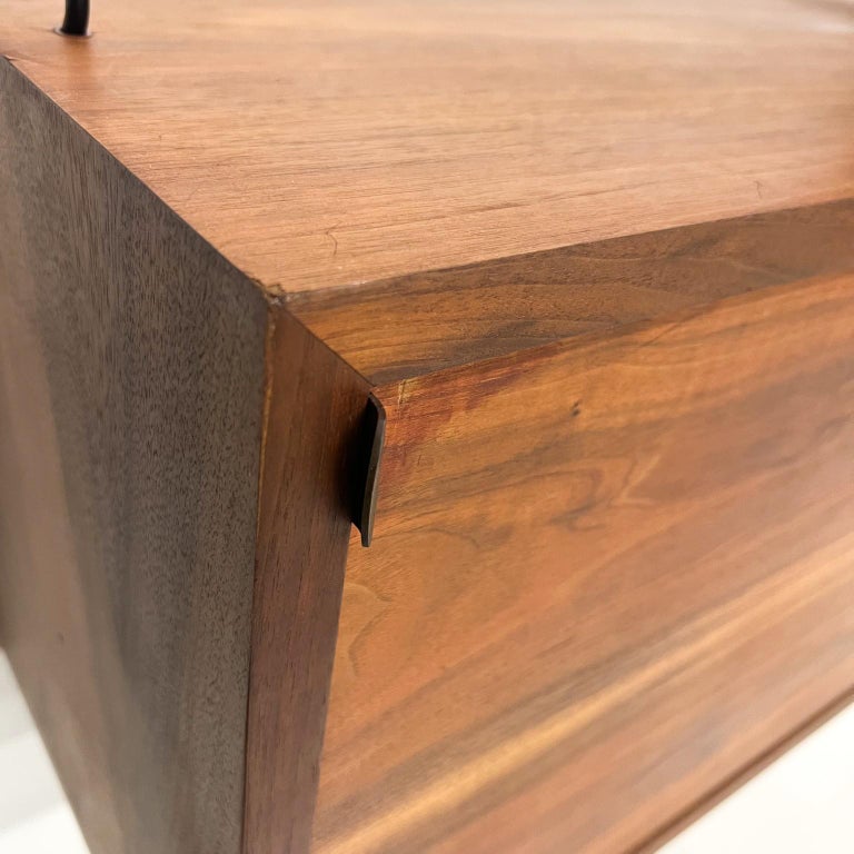 1960s Modern Scandinavian Two Bay Wall Unit System Record Cabinet Style ...