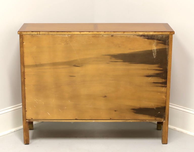 Mid 20th Century Modern Walnut Narrow Console Cabinet at 1stDibs