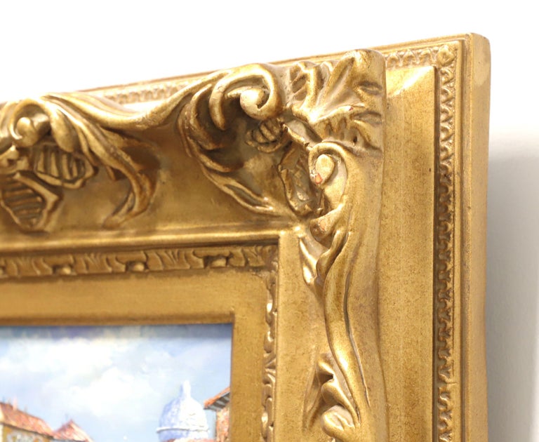 Mid 20th Century Oil on Canvas Painting - Venice Canal Scene - Signed C ...