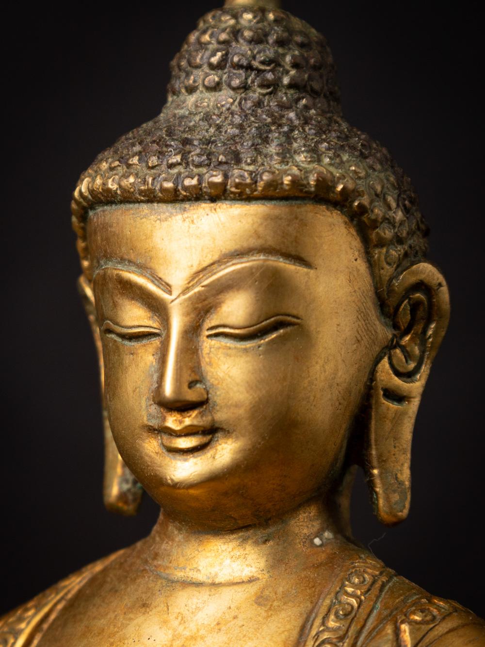 Mid 20th century old bronze Nepali Buddha statue in Dhyana Mudra at 1stDibs
