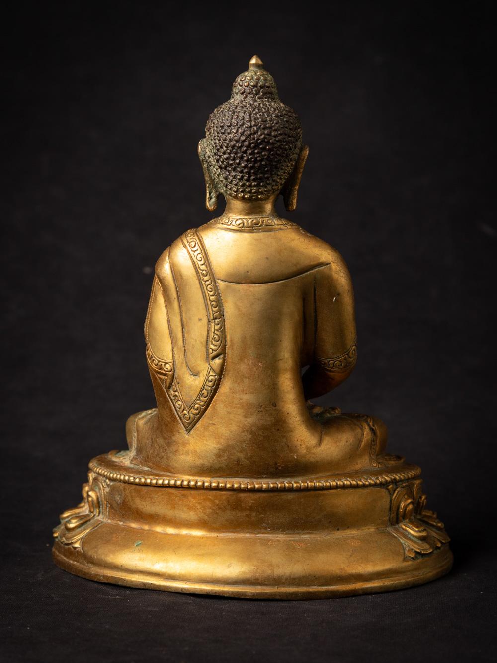Mid 20th century old bronze Nepali Buddha statue in Dhyana Mudra at 1stDibs