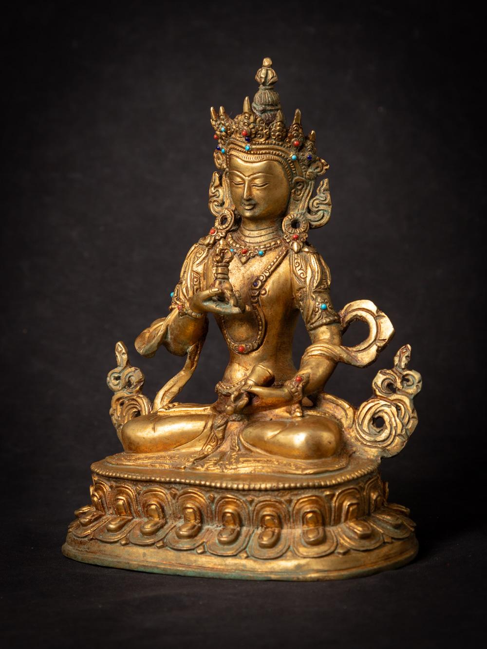 Mid-20th century old bronze Nepali Vajrasattva statue - OriginalBuddhas ...