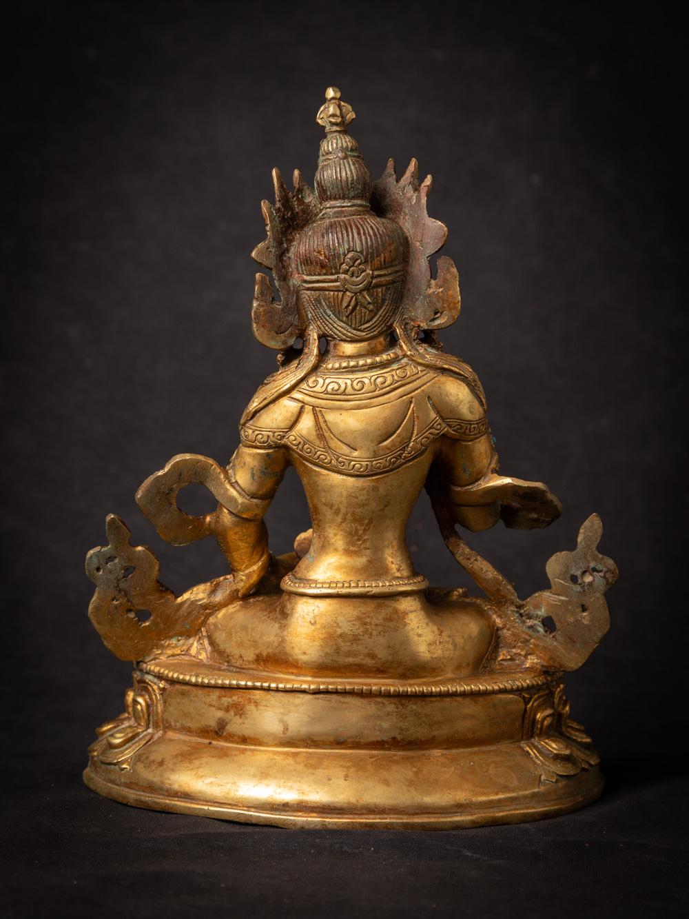 Mid-20th century old bronze Nepali Vajrasattva statue - OriginalBuddhas ...